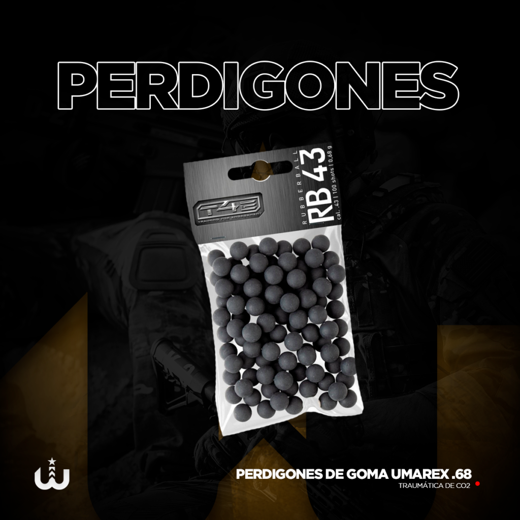 PERDIGONES DE GOMA UMAREX x 20 UND. – Wipon Perú